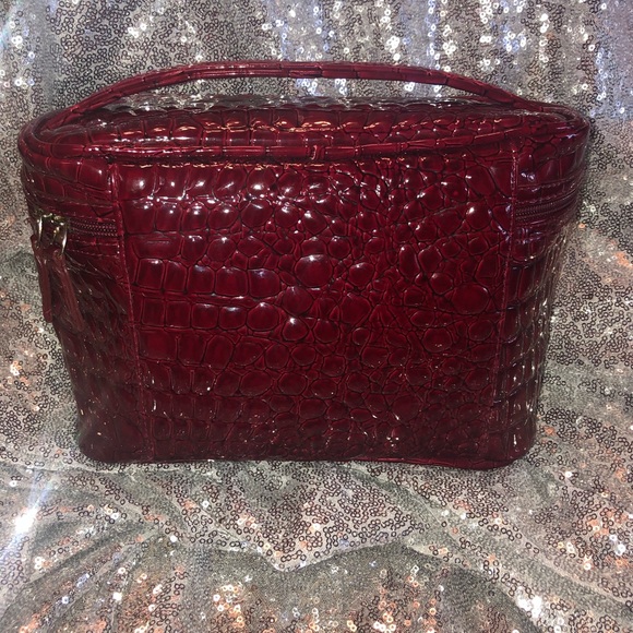 Modella | Bags | Burgundy Makeup Bag | Poshmark